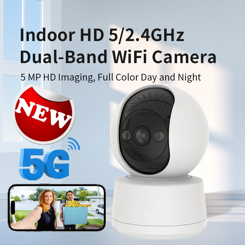 2025 5G WiFi Camera Smart Home Wireless IP Surveillance Camera AI ...