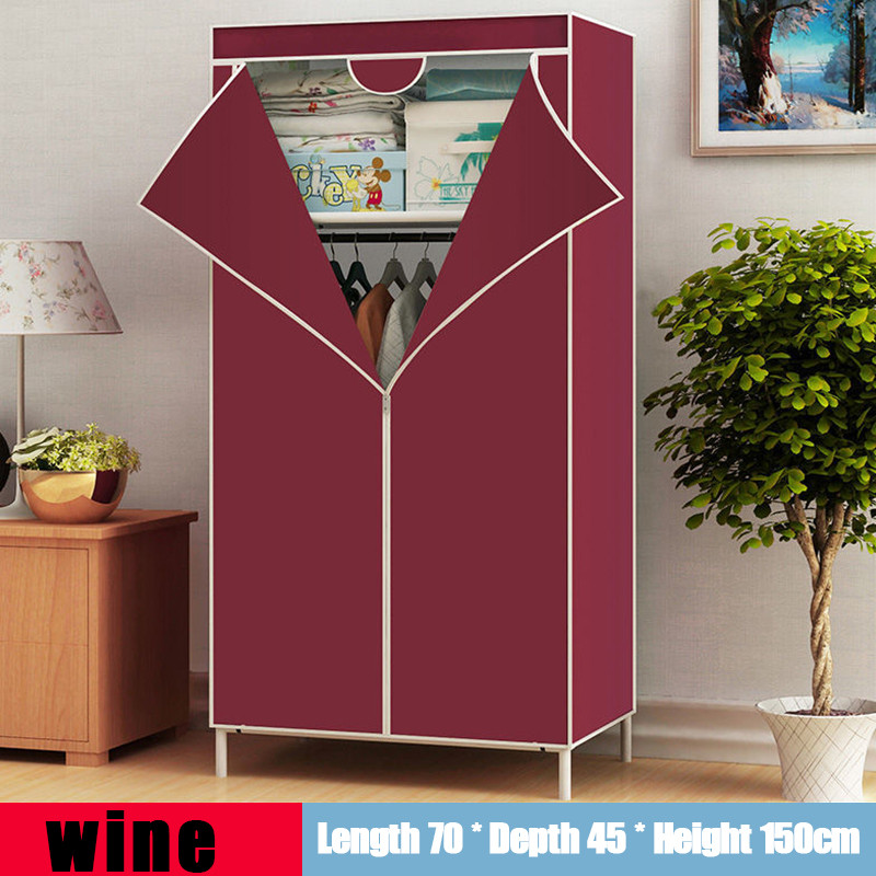 [SG Seller]Simple Wardrobe Little Closet Single Dormitory Cloth ...