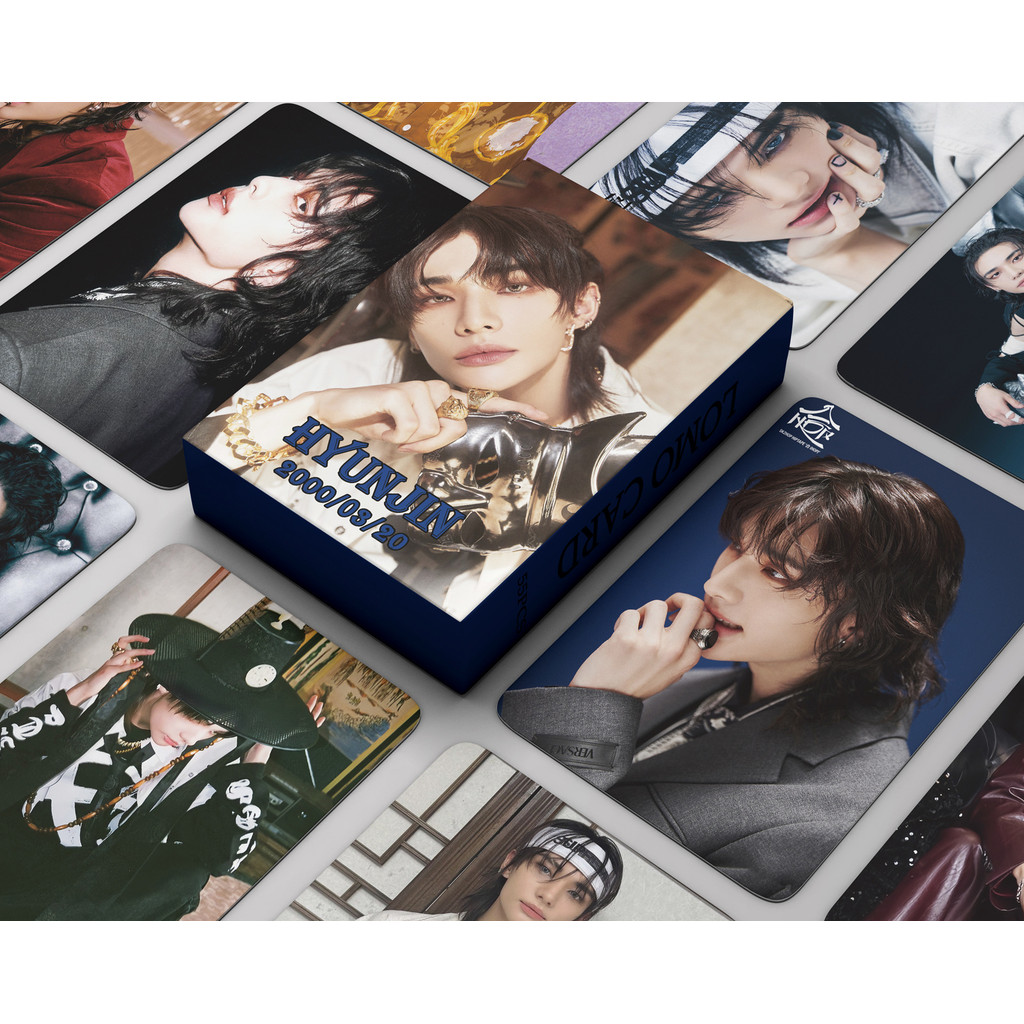 55pcs STRAY KIDS SKZ HOP Lomo cards HIP TAPE comeback UNVEIL TRACK ATE ...