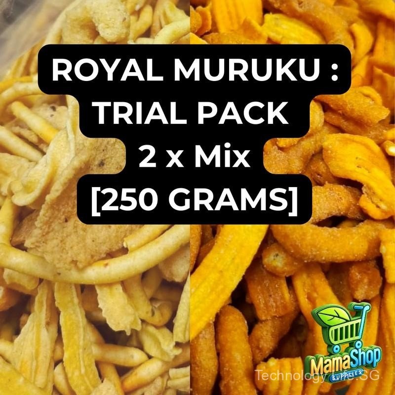 Trial Pack [250g] x 2 packets. Royal Muruku : Authentic Traditional ...