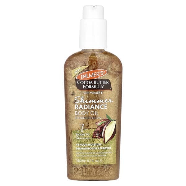 Palmer's, Cocoa Butter Formula with Vitamin E, Shimmer Radiance Body Oil, 5.1 fl oz | Shopee ...