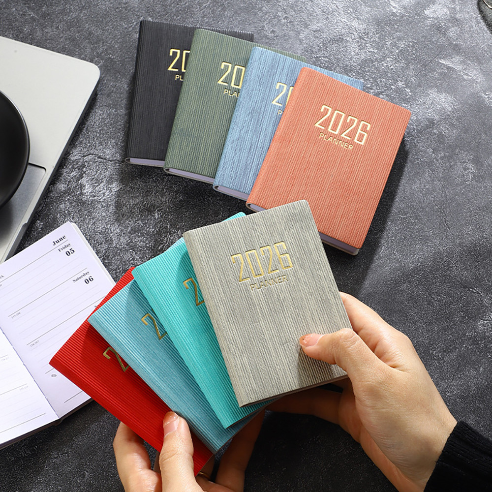 2026 A7 Pocket Notebook 365 Days Notepad Diary Notebook Day Week Month ...
