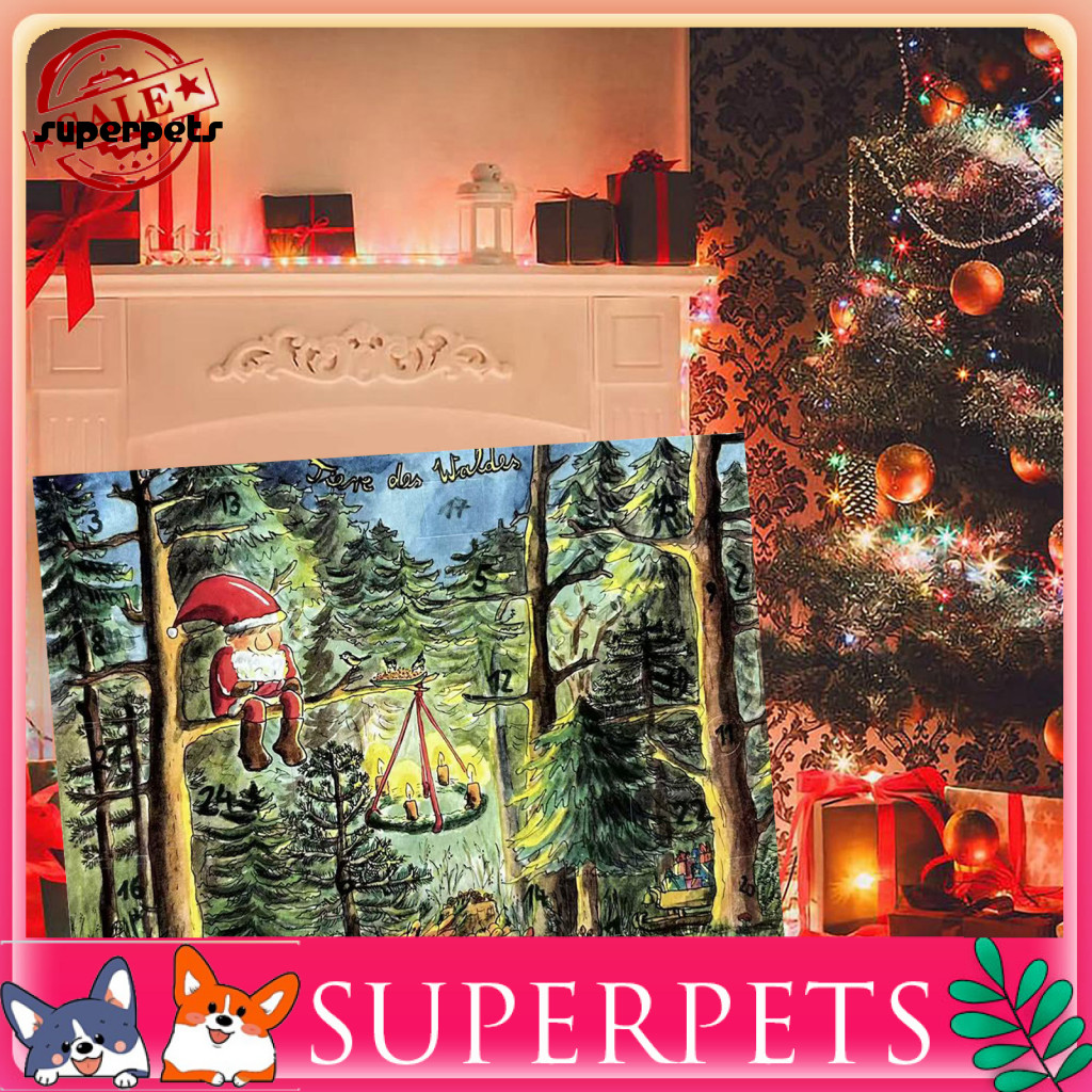 Family Christmas Activities Advent Calendar Greeting Cards 24-day ...