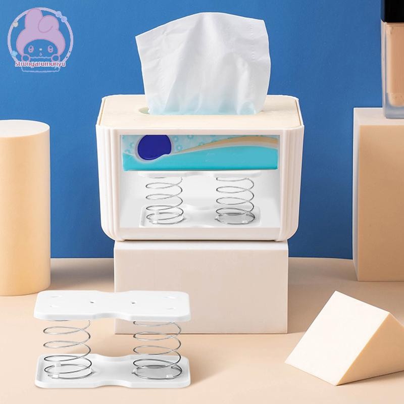 strongaromonyu Creative Spring Holder Tissue Box Automatic Lift Spring ...