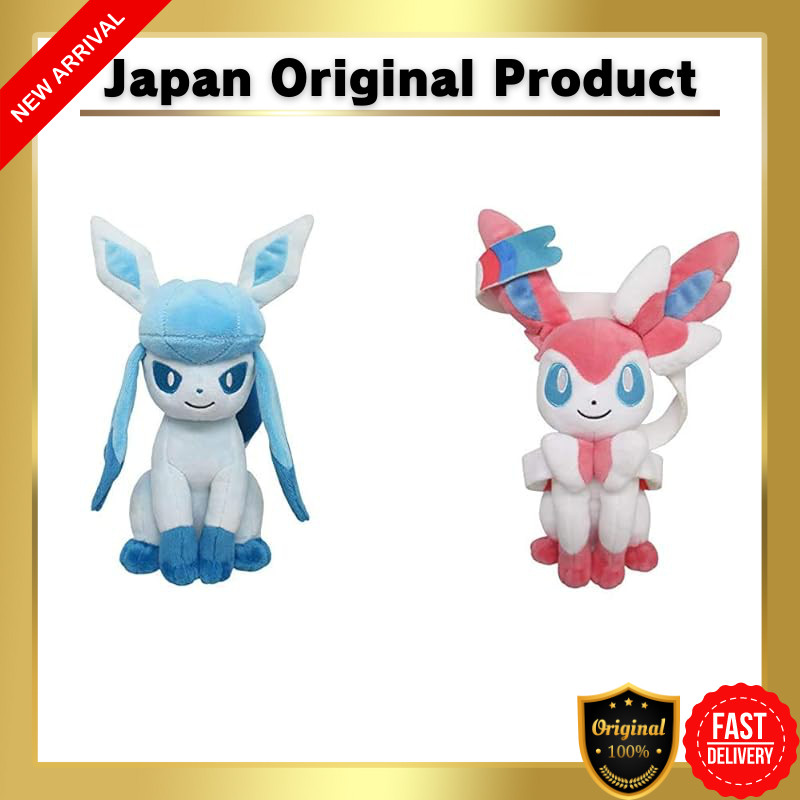Pokémon All-Star Collection Plush Set: Glaceon & Sylveon (S Size ...