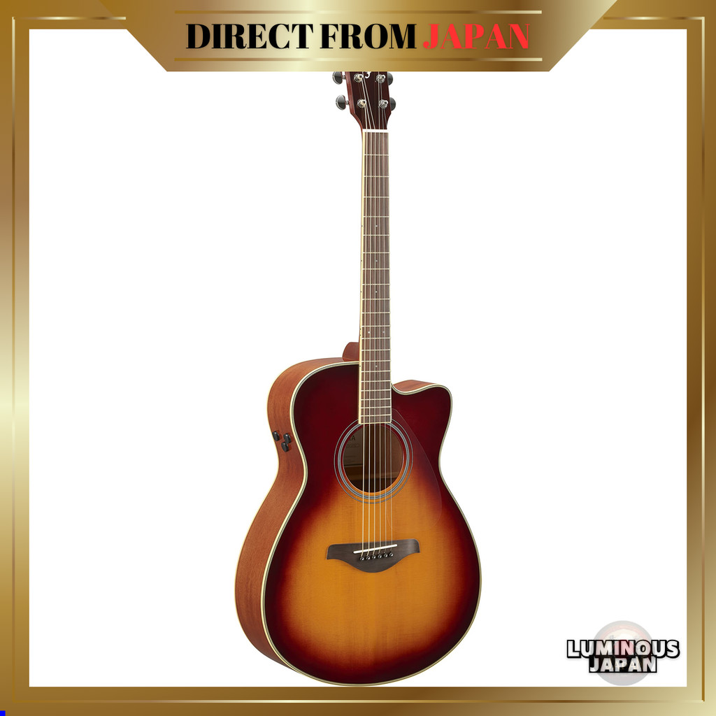Yamaha YAMAHA Trans Acoustic Guitar Brown Sunburst FSC-TA BS BS Brown ...