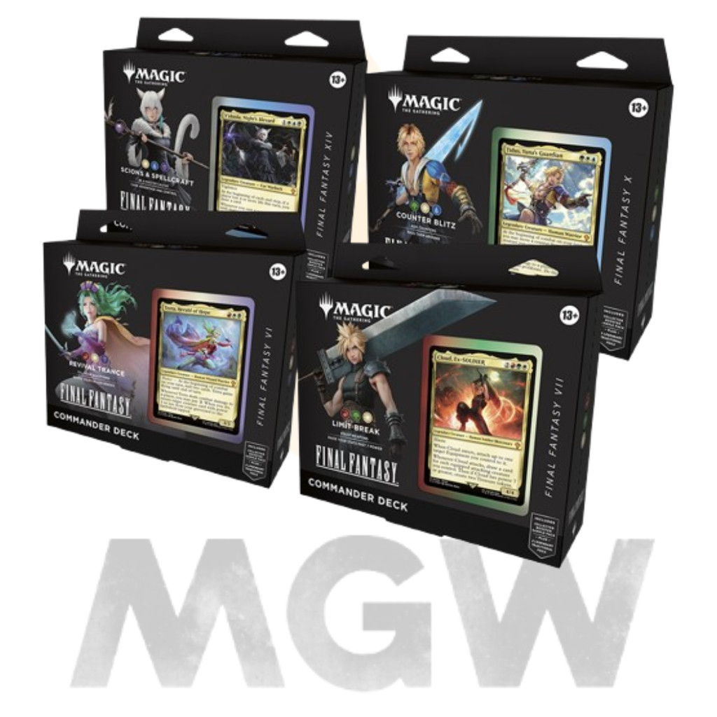 (Ready Stocks) MTG Magic The Gathering Final Fantasy English Commander ...