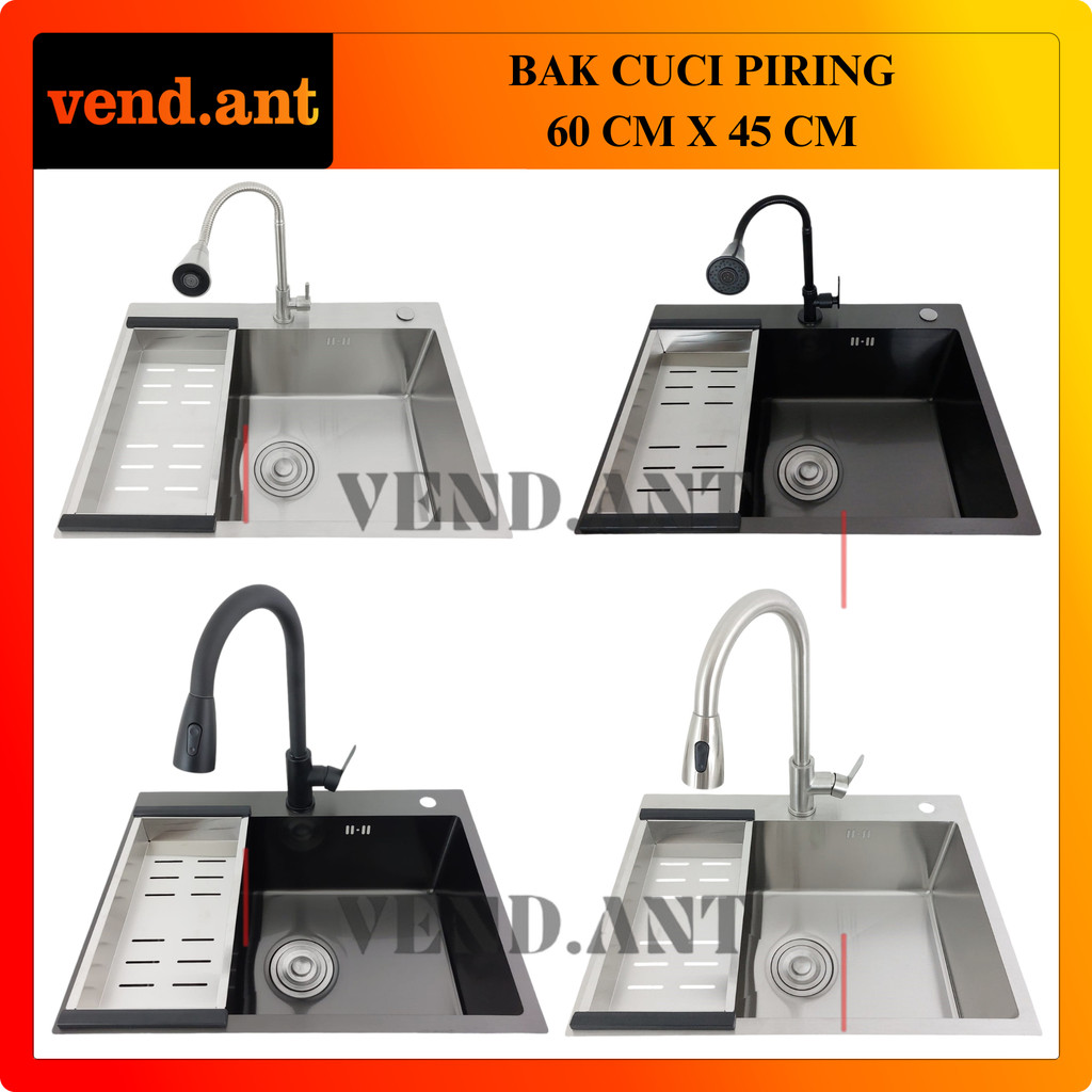 Sus304 Kitchen Sink Kitchen Sink 6045 Stainless Steel SUS304 Kitchen ...