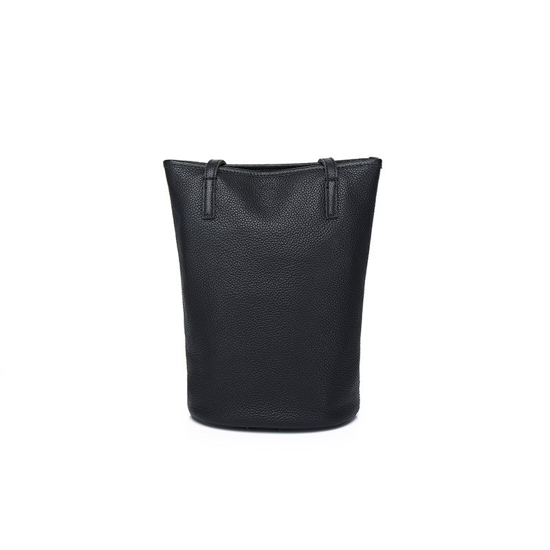 2025 K-Style Premium Leather 3-in-1 Bucket Bag | Convertible Tote ...