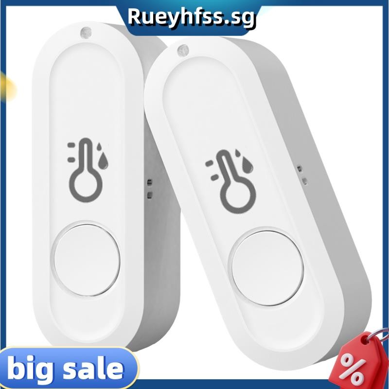 New WIFI Tuya Smart Thermometer and Humidity Sensor Mobile APP Wireless ...