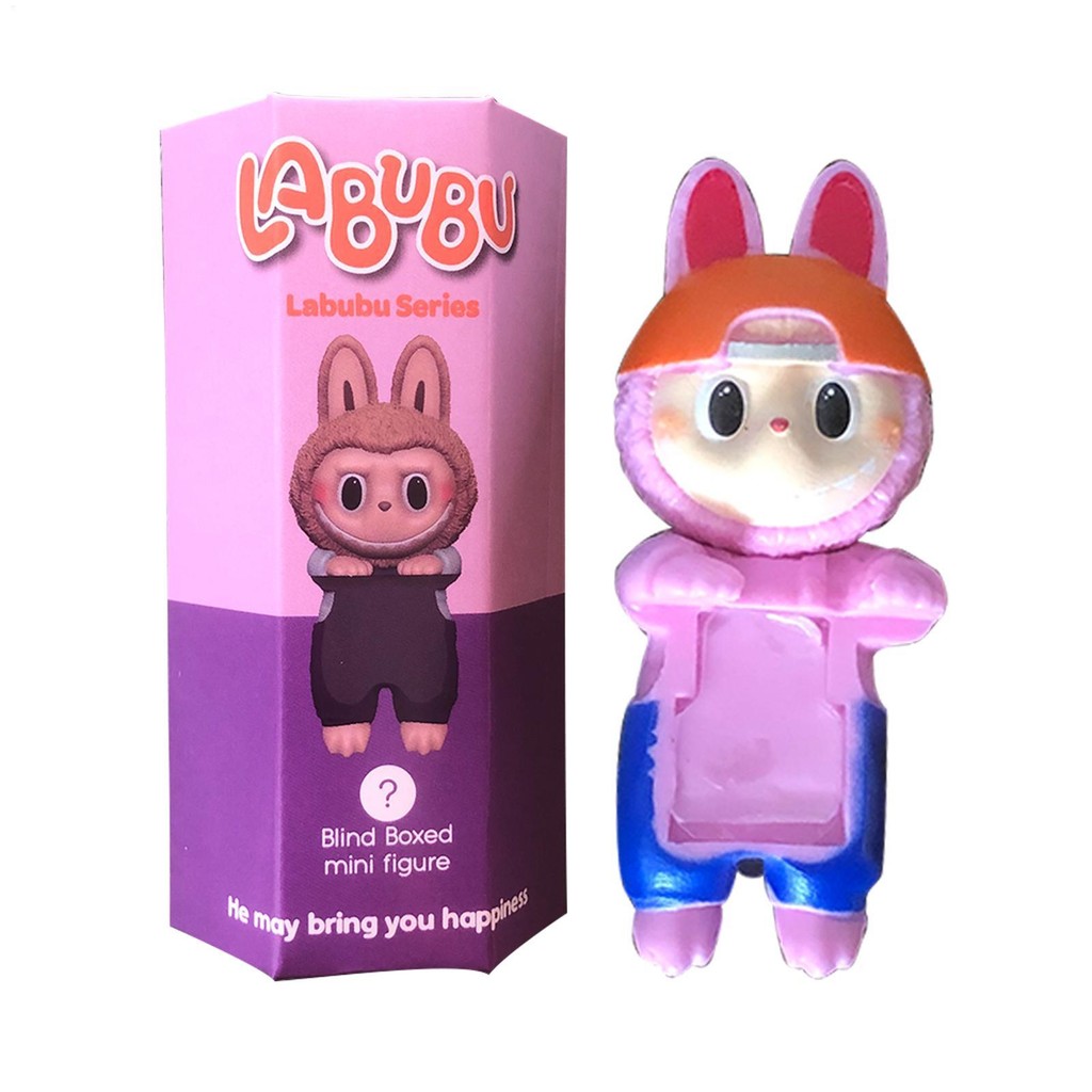 Labubu Sonny Angel Cute Decorative Mini Figure 3.5 Inches Collection ...