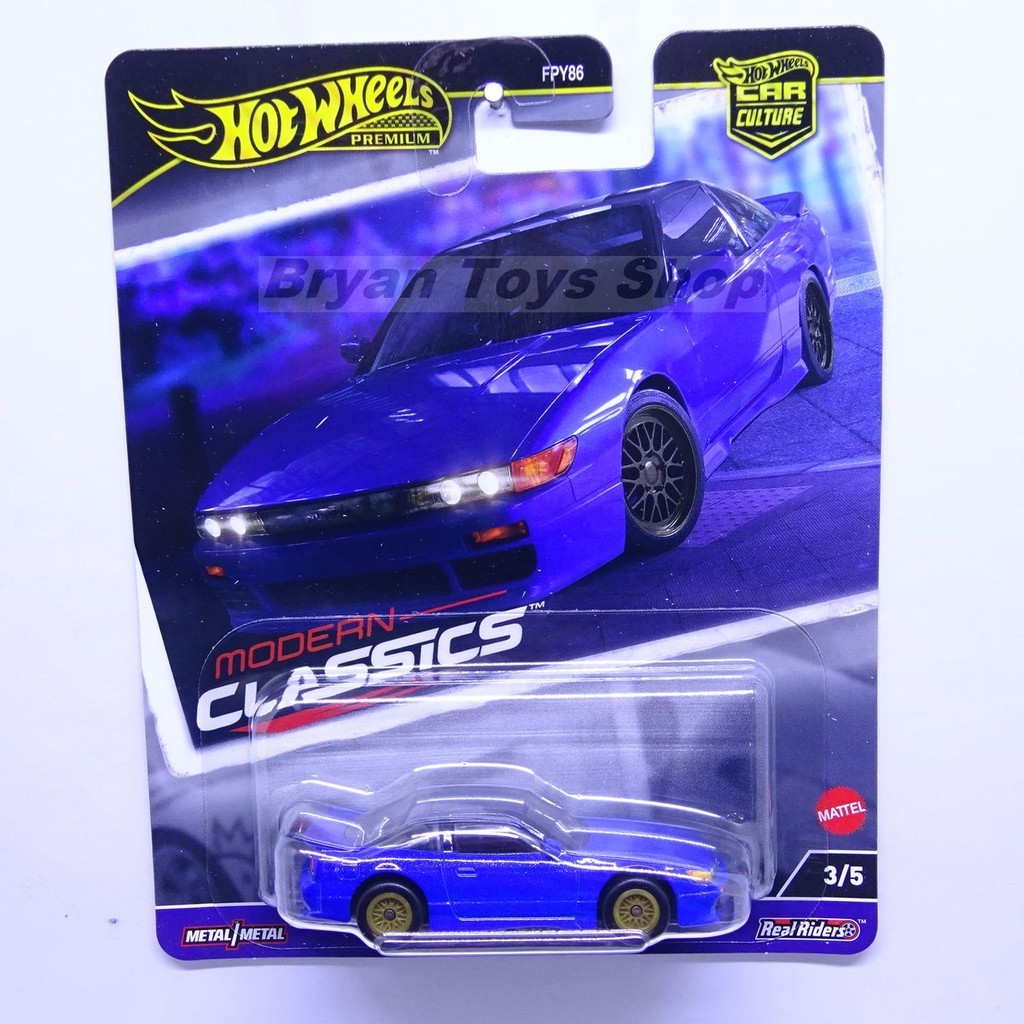 Hot Wheels Premium Modern Classics Nissan SilEighty Blue | Shopee Singapore