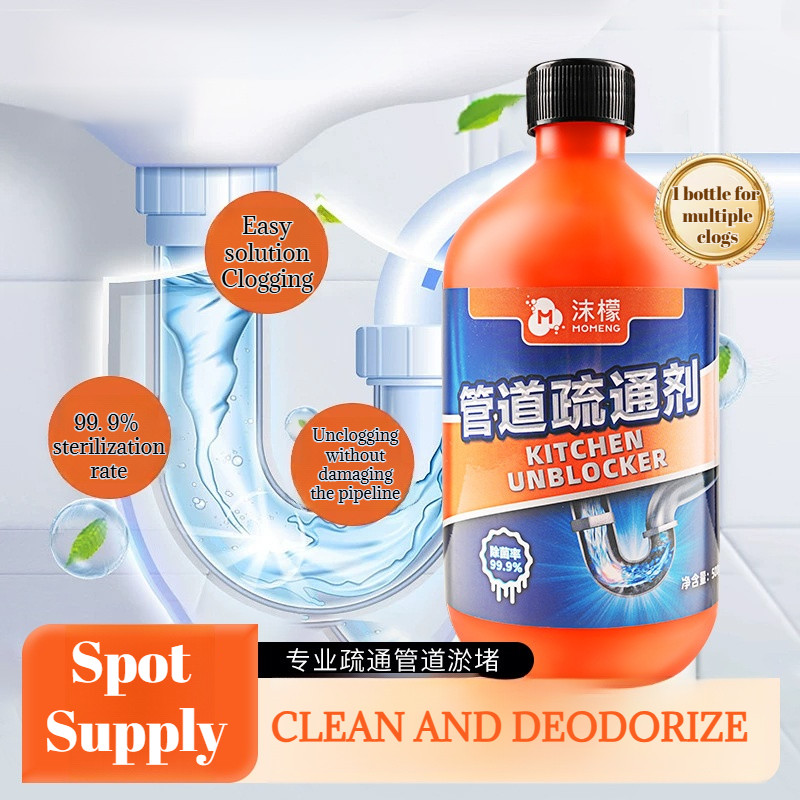 💕SG STOCK💕MOMENG【Drain clog remover】Foaming Lemon Drain Clog Straw ...