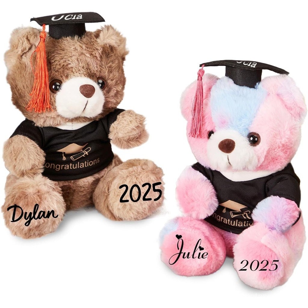Personalized Graduation Bear 2025 Custom Graduation Plush Bear with ...