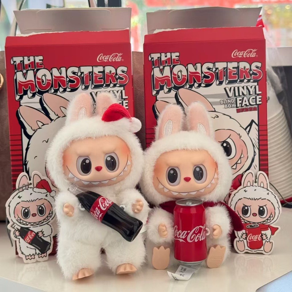 New Pop Mart Cola Figure labubu Labubu Blind Box Vinyl Face Macaron ...