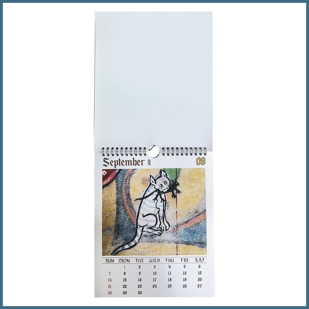 Ugly Medieval Cat Calendar 2025 Medieval Cats Wall Calendar Ugly ...