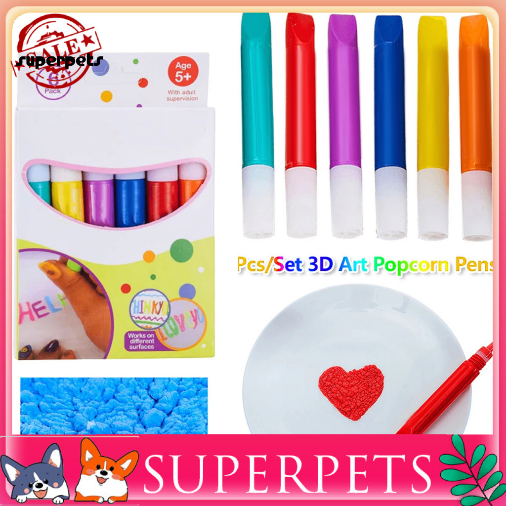 Magic Colour Diy Bubble Popcorn Drawing Pen Magic Bubble Popcorn ...