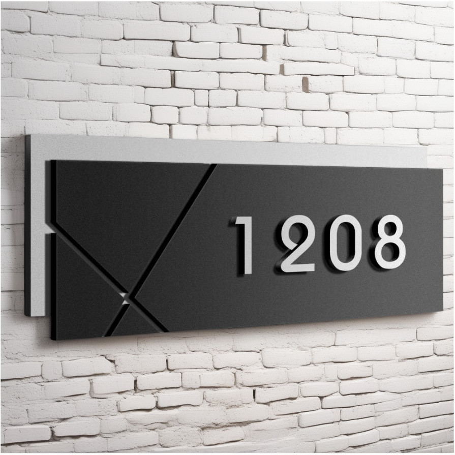 Customized door number House number room number Unit Number Signage ...