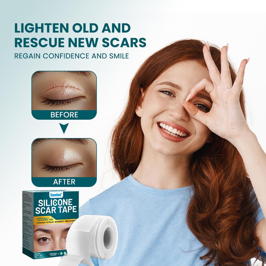 Silicone Scar Patch Reusable Scar Removal Sheets Silicone Scar Tape ...