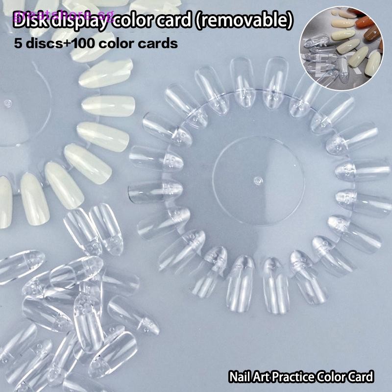 greatshore Nail Swatches Color Card Display Chart Gel Polish Template ...