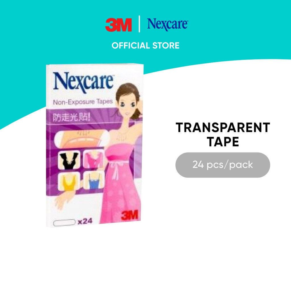 3M™ Nexcare™ Non-Exposure Tapes, Transparent, 24 pcs/pack, For ladies ...