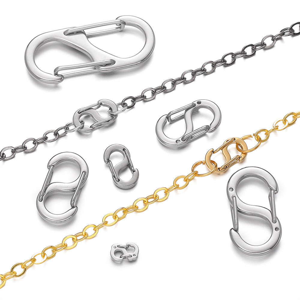 St. kunkka 5Pcs Stainless Steel Figure 8 Buckle New Style High Quality ...