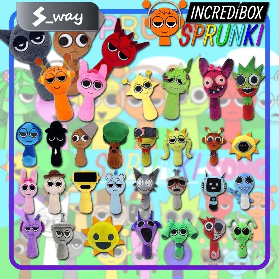 Sprunki Plush Toys Sprunki Incredibox Plush Doll Sprunki Game Kids ...