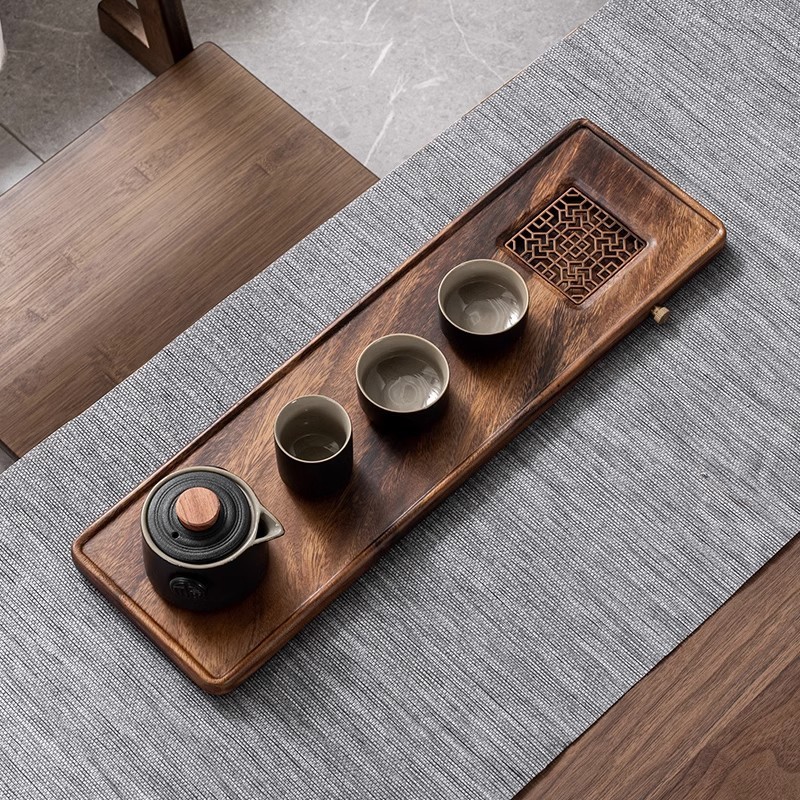 Whole Walnut Drainage Tea Tray Simple Home Small Tea Table Solid Wood ...