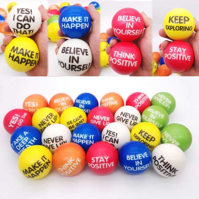 Inspirational Slogan Stress Balls-Motivational Office Toys for ...