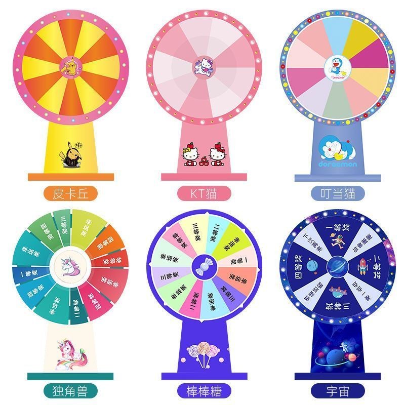 Lucky Wheel Game Activity Family Entertainment Erasable Teaching Prop ...