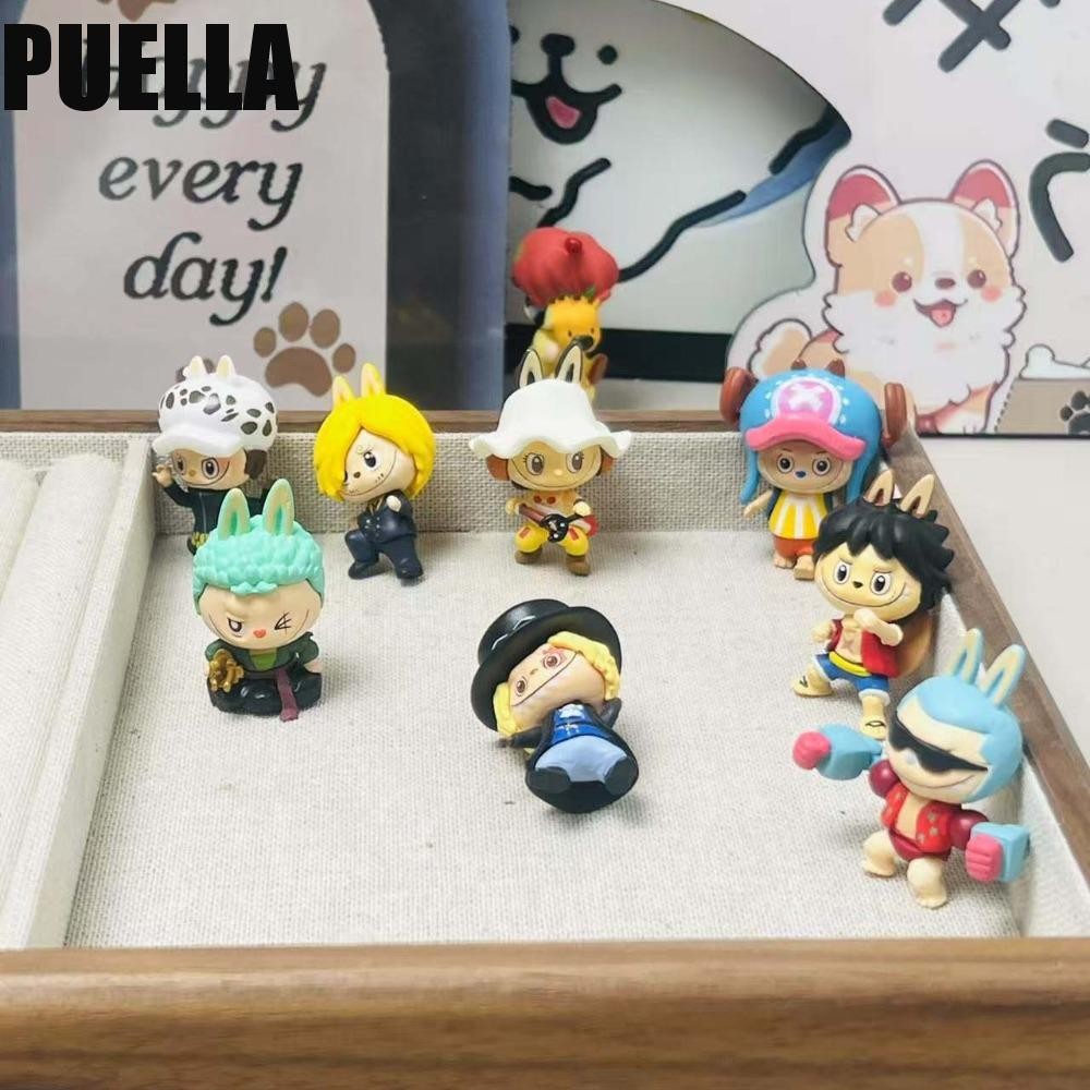 PUELLA Chopper Labubu Key Ring, Pendant Silica Gel Luffy Labubu ...