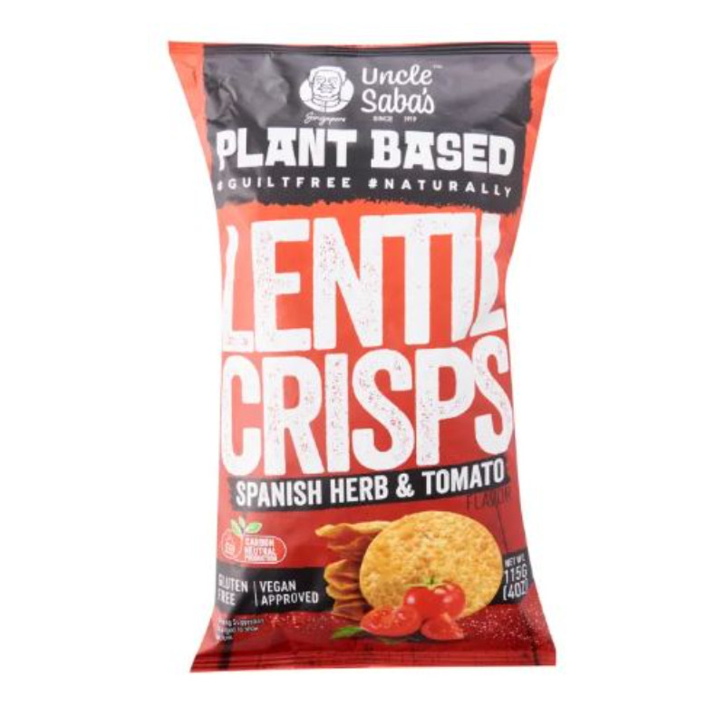 Uncle Saba'S Plant Based Chickpeas Nachos Spanish Herb & Tomato, 115g | Shopee Singapore