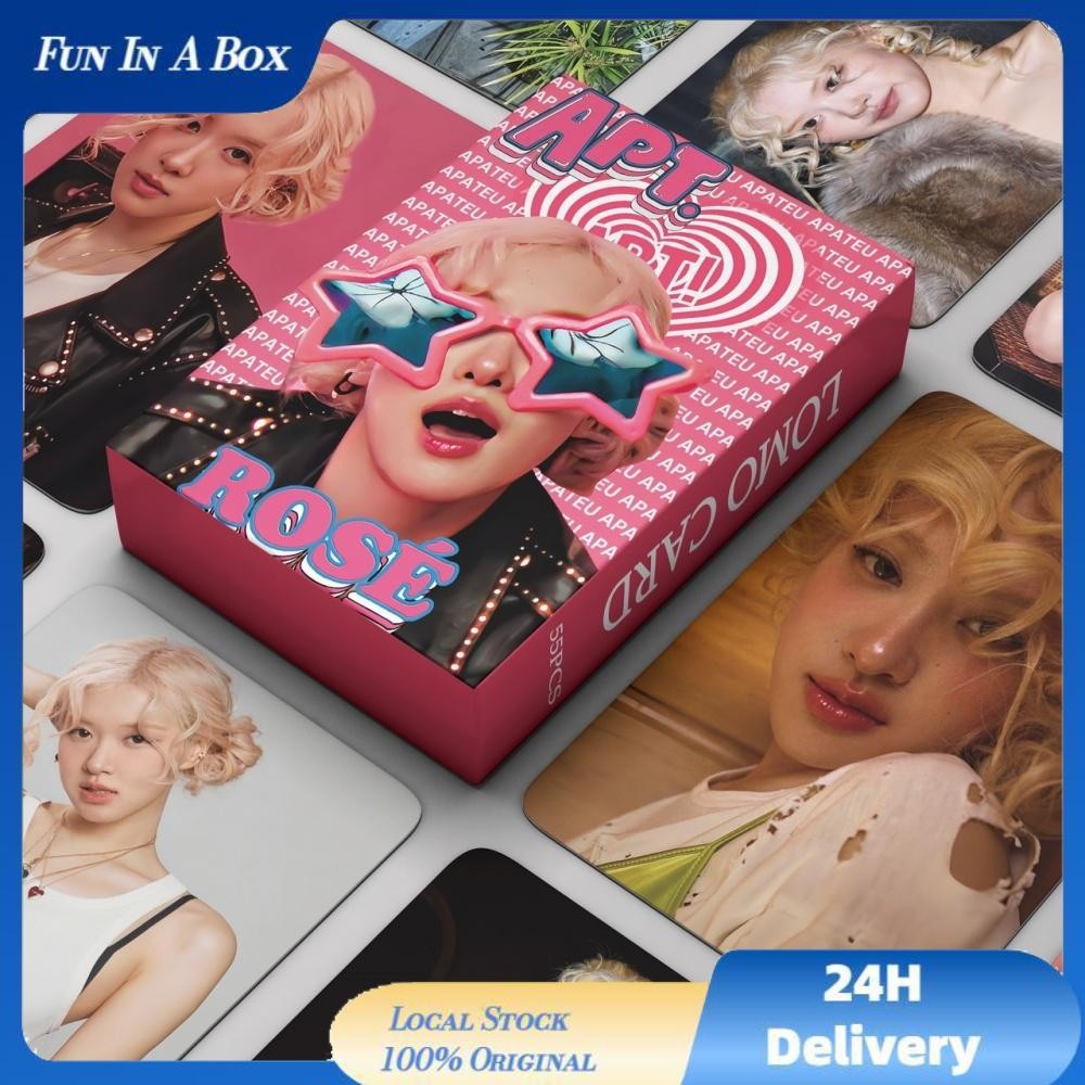 55Pcs/Set Artist Fan Cards 2024 Album Lomo Cards 8TH ANNIVERSARY / APT ...