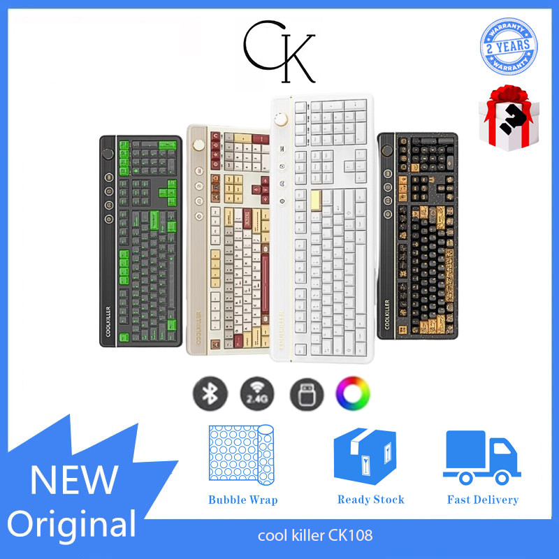 cool killer CK108 Magnetic axis gaming Wireless tri-mode keyboard | Shopee Singapore