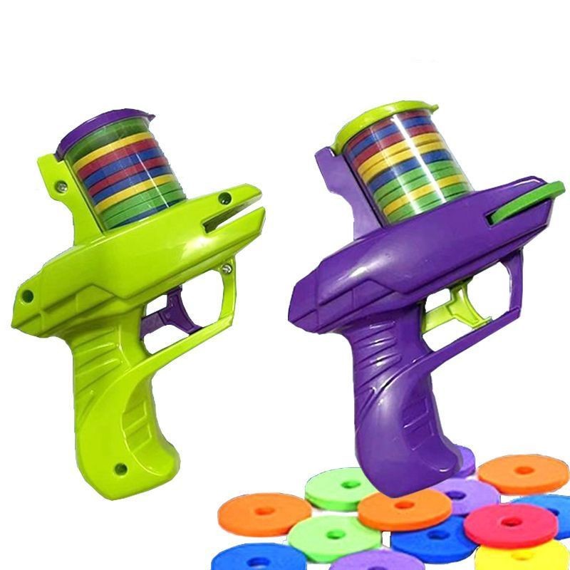Creative UFO Radish Gun UFO Gun Safety Soft Bullet Gun Children's Toy Gun Parent-Child Battle ...