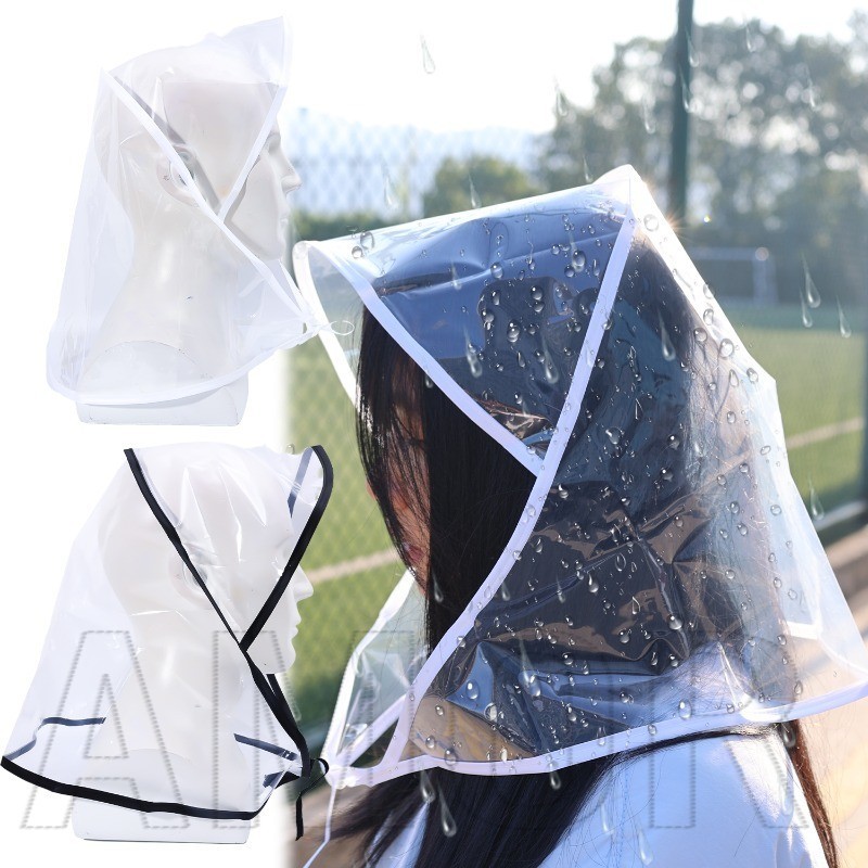Rain Bonnet with Visor - Foldable Outdoor Rain Cover - Rain Scarf For ...
