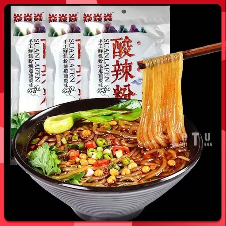 Chongqing Hot and sour powder hot pot wide powder sweet potato coarse ...