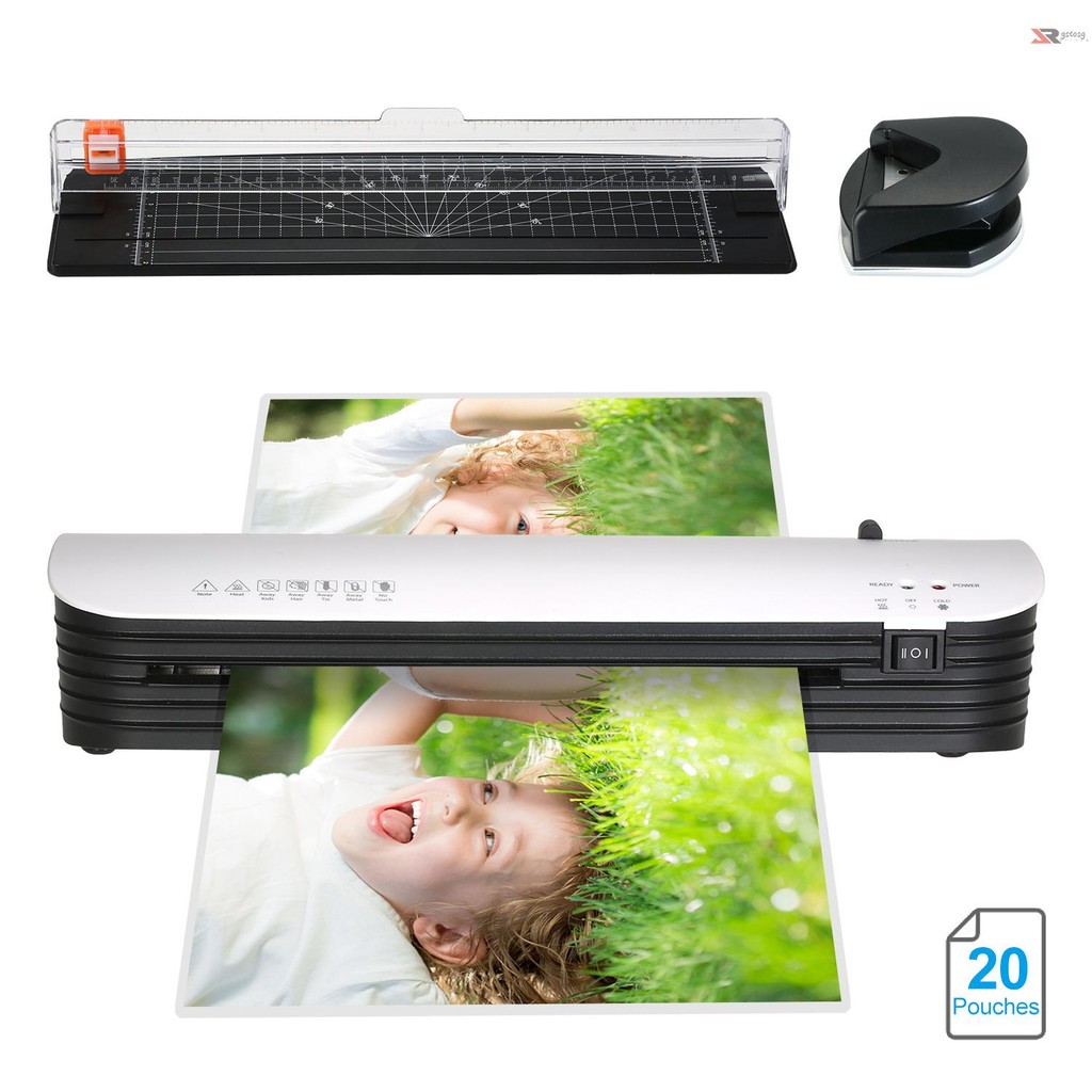 SL299 Laminator Machine Set A4 Size Hot and Cold Lamination 2 Roller ...