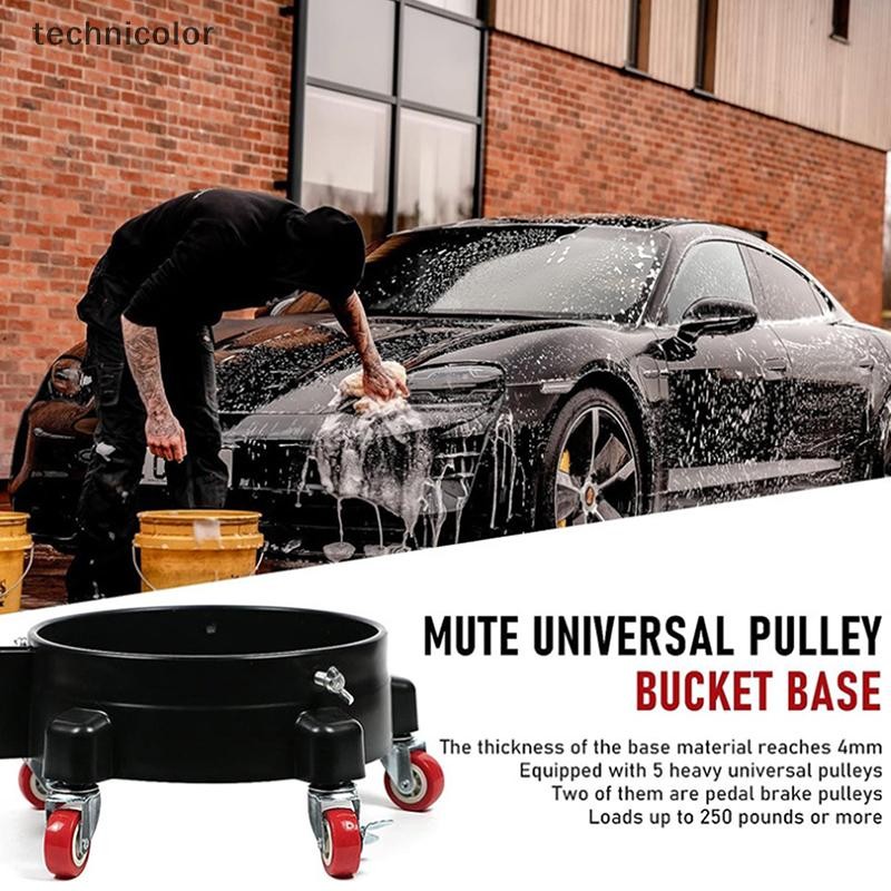 【TESG】 Rolling Bucket Dolly 360° Swivel Bucket Roller Removable Truck ...