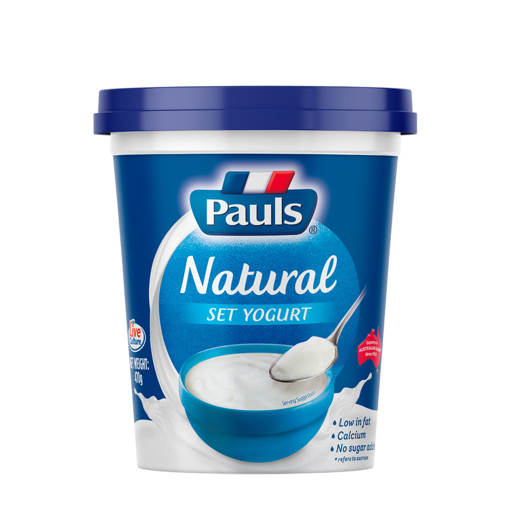 Pauls Natural Yoghurt Set 470g | Shopee Singapore