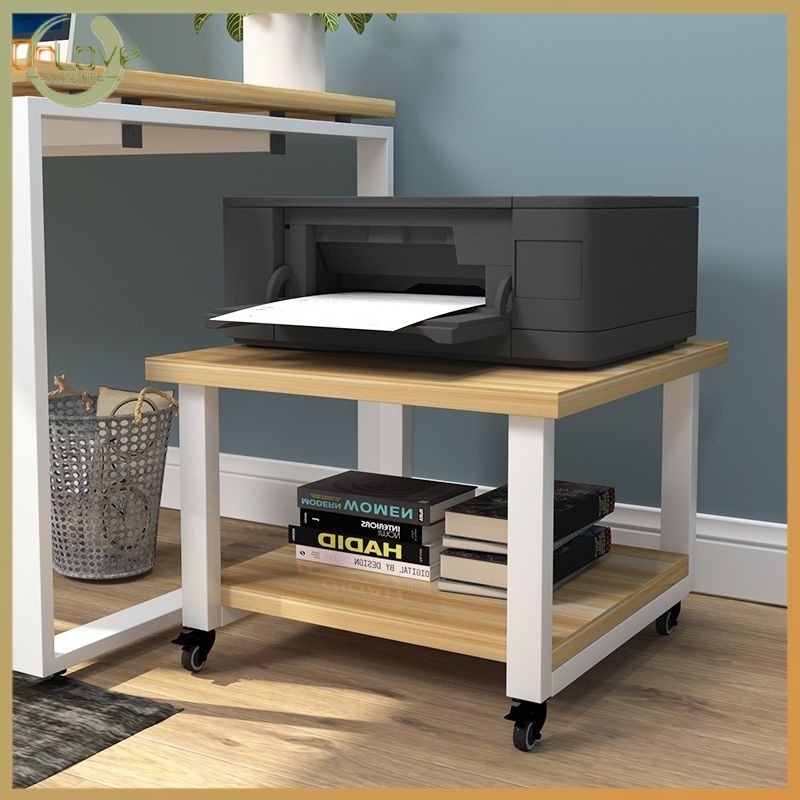 Printer rack Movable Floor Office Printer Shelf Mini Refrigerator Shelf ...