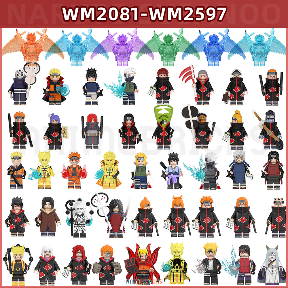 Naruto Series Susanoo Minifigure Sasuke Obito Uchiha Itachi Akatsuki ...
