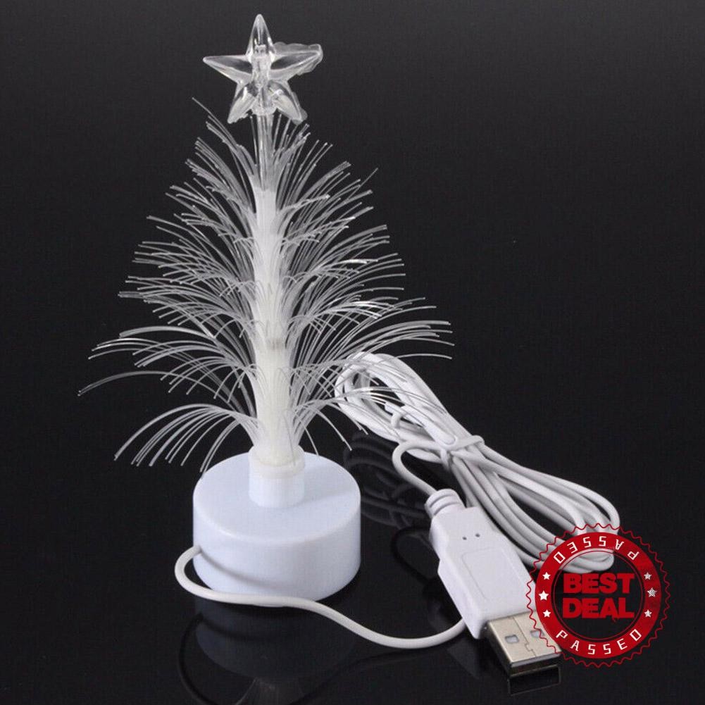 Usb Fiber Optic Christmas Tree Led Illuminated Christmas Fiber ...
