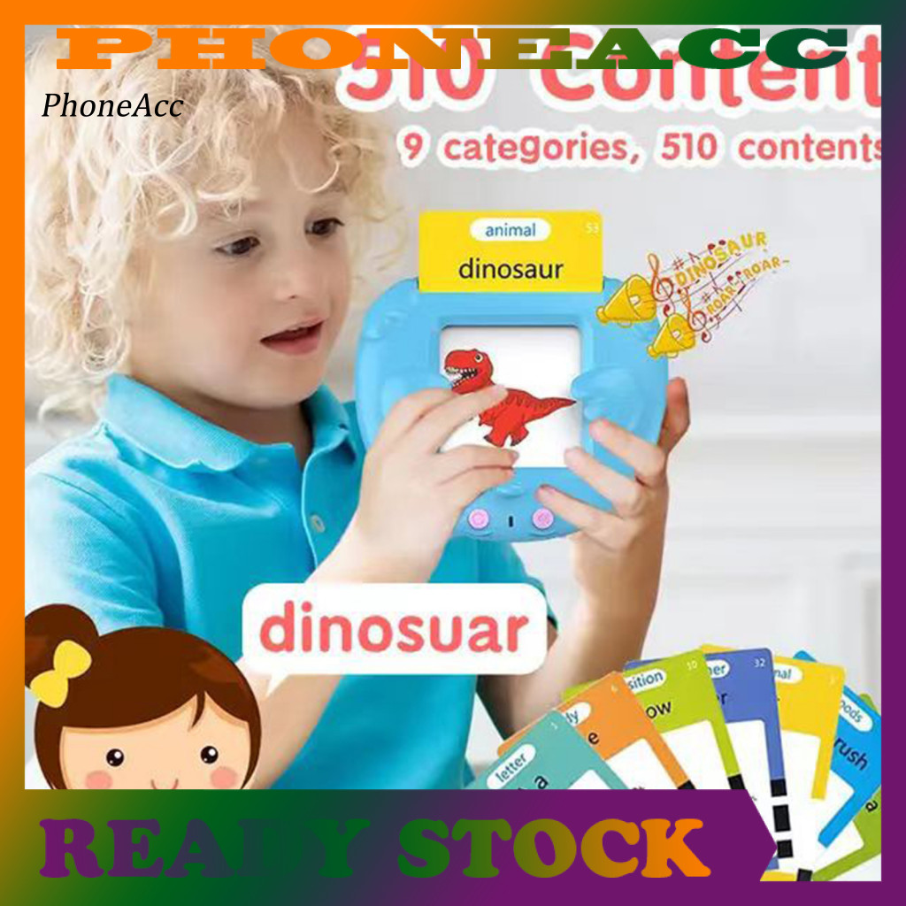 Portable Learning Machine Preschoolers Educational Toy Talking Flash ...