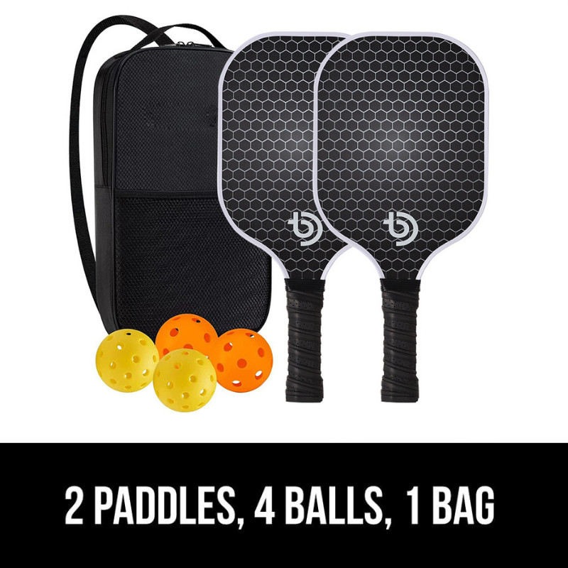 【Full Set】Pickleball Paddles Pickleball Set Fiberglass Surface ...