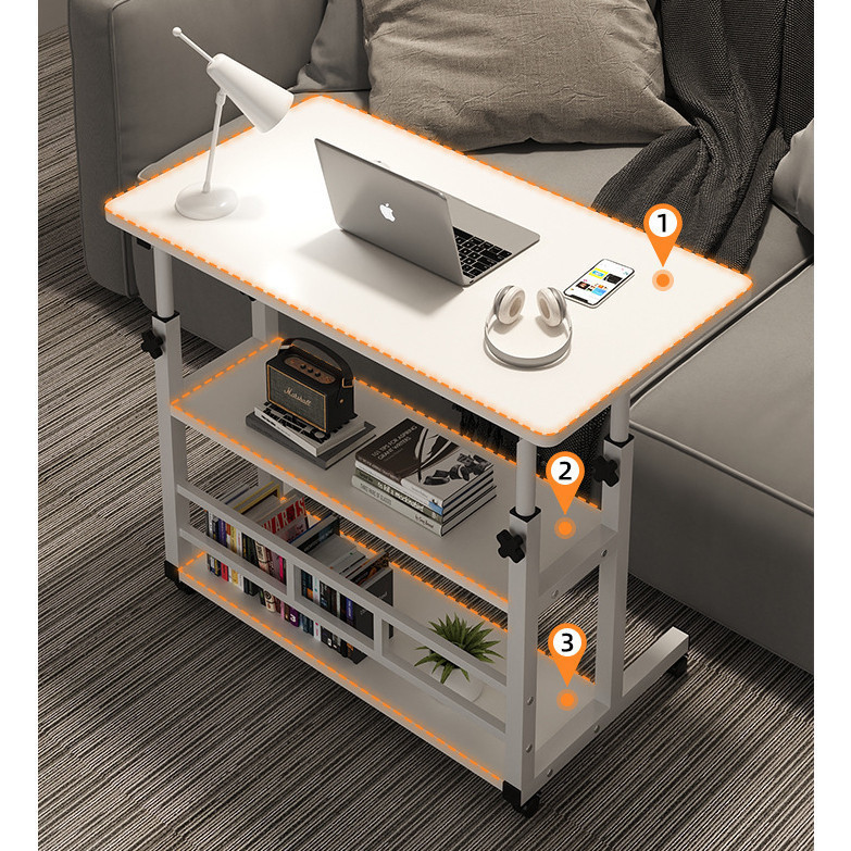 Study Table Bedside Table Movable Lifting Table Bedroom Household ...