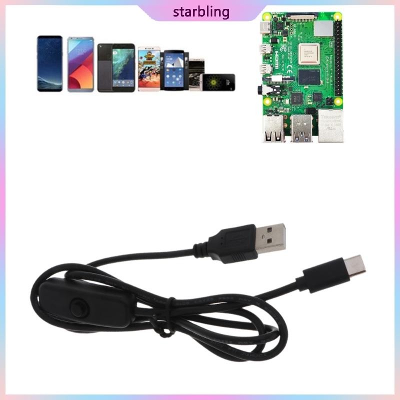 Star USB Charging Switch Cable USB A to USB C USB Type C Charge Cable ...