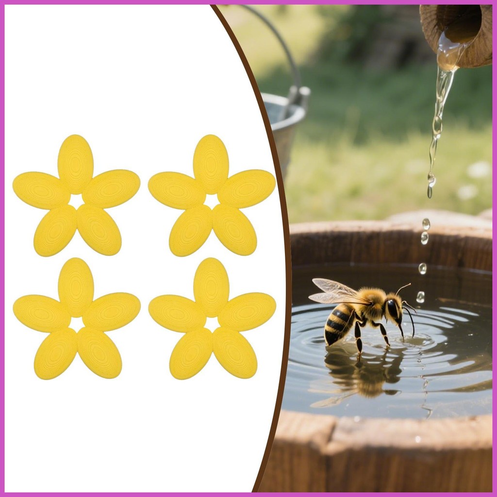 Butterfly Watering Station Floating Bee Island Waterer 4x Beekeeping ...