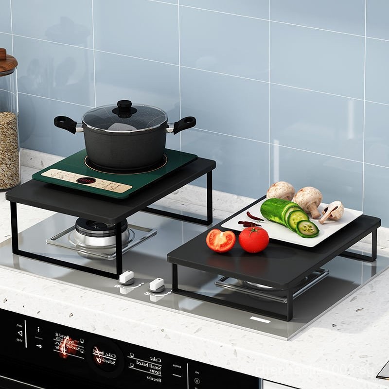 HOT SALE⚡⚡ Induction Cooker Shelf Trestle Table Gas Stove Cover Cover ...