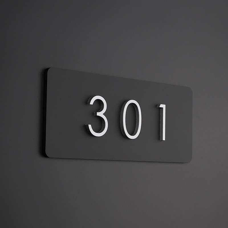 door sign indicator house number Number plate Customized Unit Number ...
